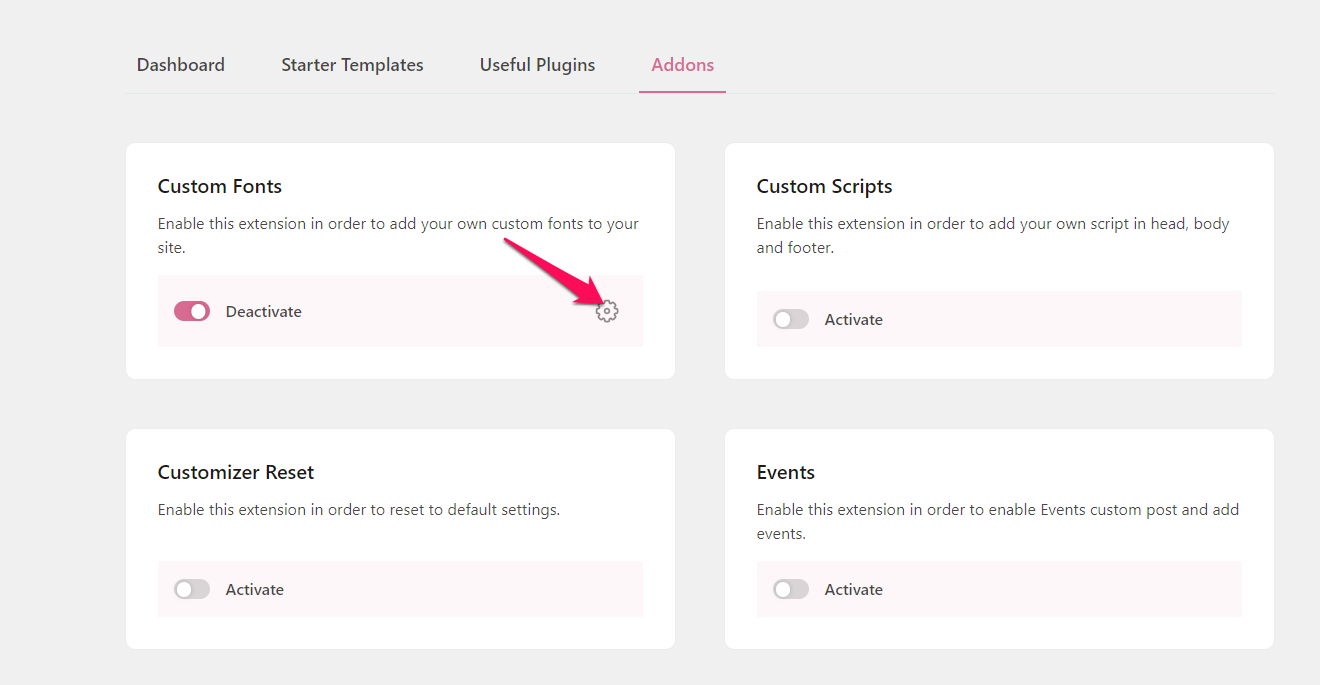 Custom Fonts - Coachify Theme