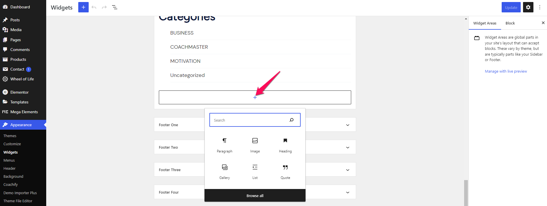Facebook - Coachify Theme